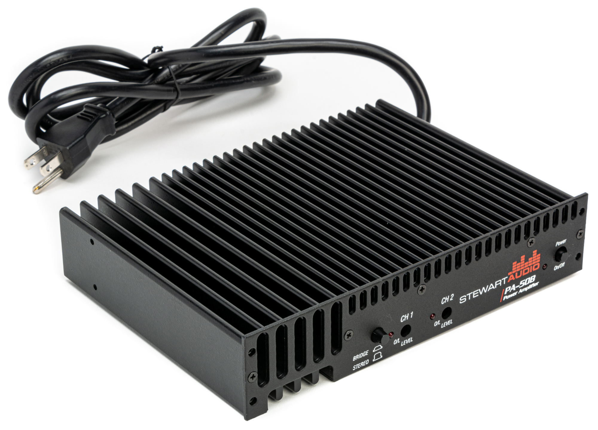 Stewart Audio PA-50B 2-Channel Half Rack Amplifier - 25W x 2 at 8 Ohm ...