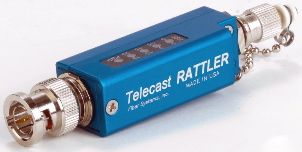 Telecast Rattler 1.5Gbs HD/SDI 1300nm ST Fiber Optic Receiver