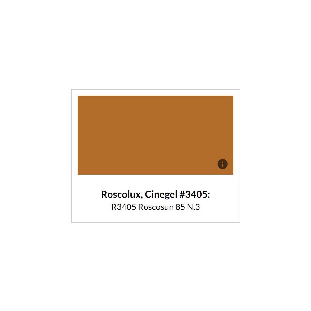 Rosco Cinegel Light Filter - 3405 RoscoSun 85N.3 - 60 Inch x 20 Foot Roll
