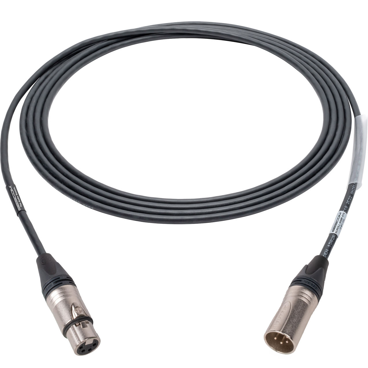 Sescom Power DMX Control Color Scroller Cable with NEUTRIK 4-Pin XLR ...