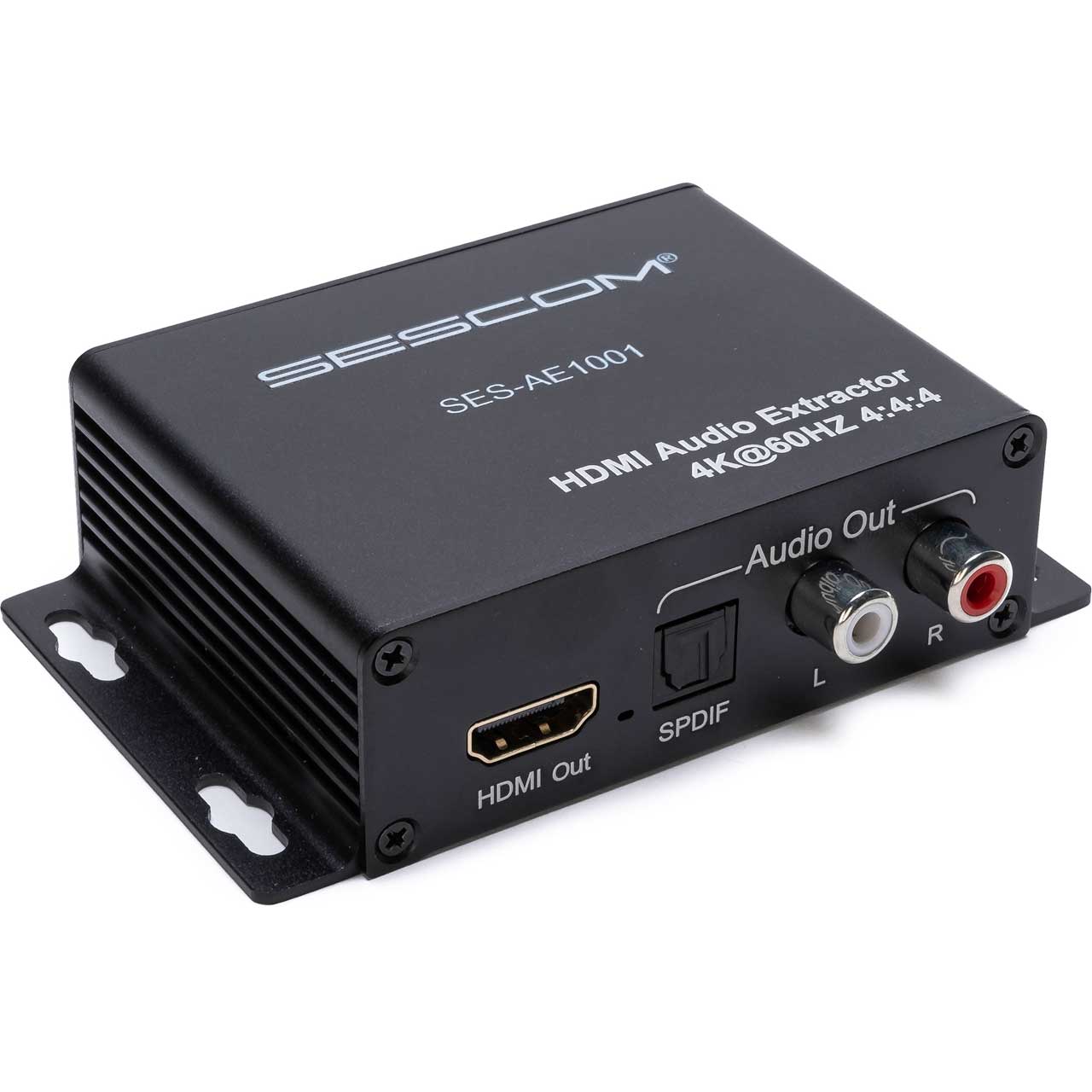 Sescom AE1001 HDMI 4K@60Hz YUV 4:4:4 Audio Extractor with EDID - BStock ...