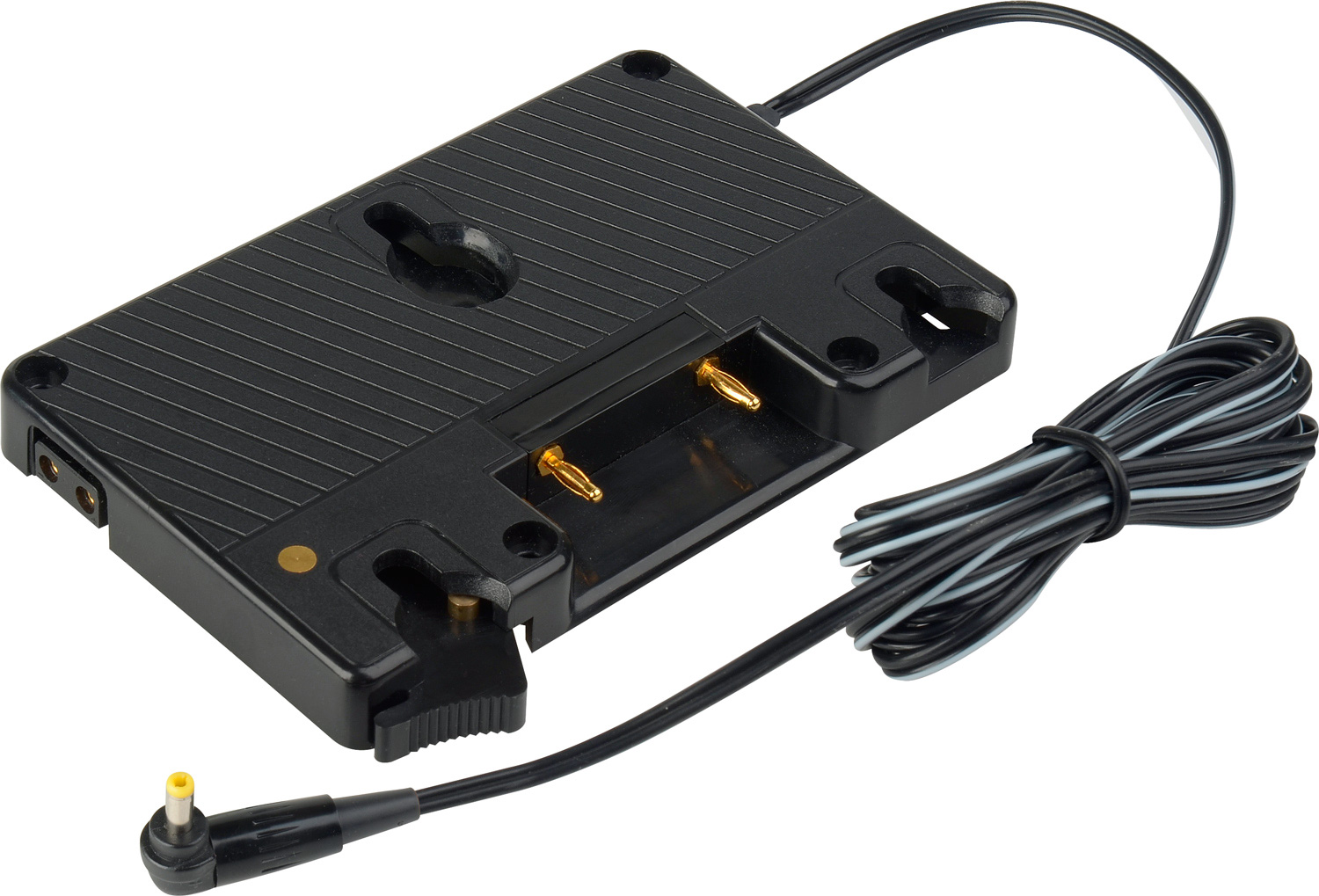 Sescom Gold Mount Plate Blackmagic Pocket Camera A/B w/ 0.7mm DC Plug