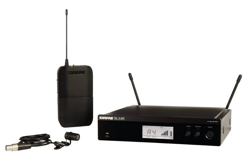 Shure BLX14R/W85-J10 Lavalier Wireless Microphone System - J10 584-608 MHz