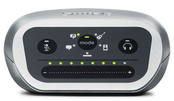 Shure MVI/A-LTG MVi Digital Audio Interface plus USB & Lightning Cable ...