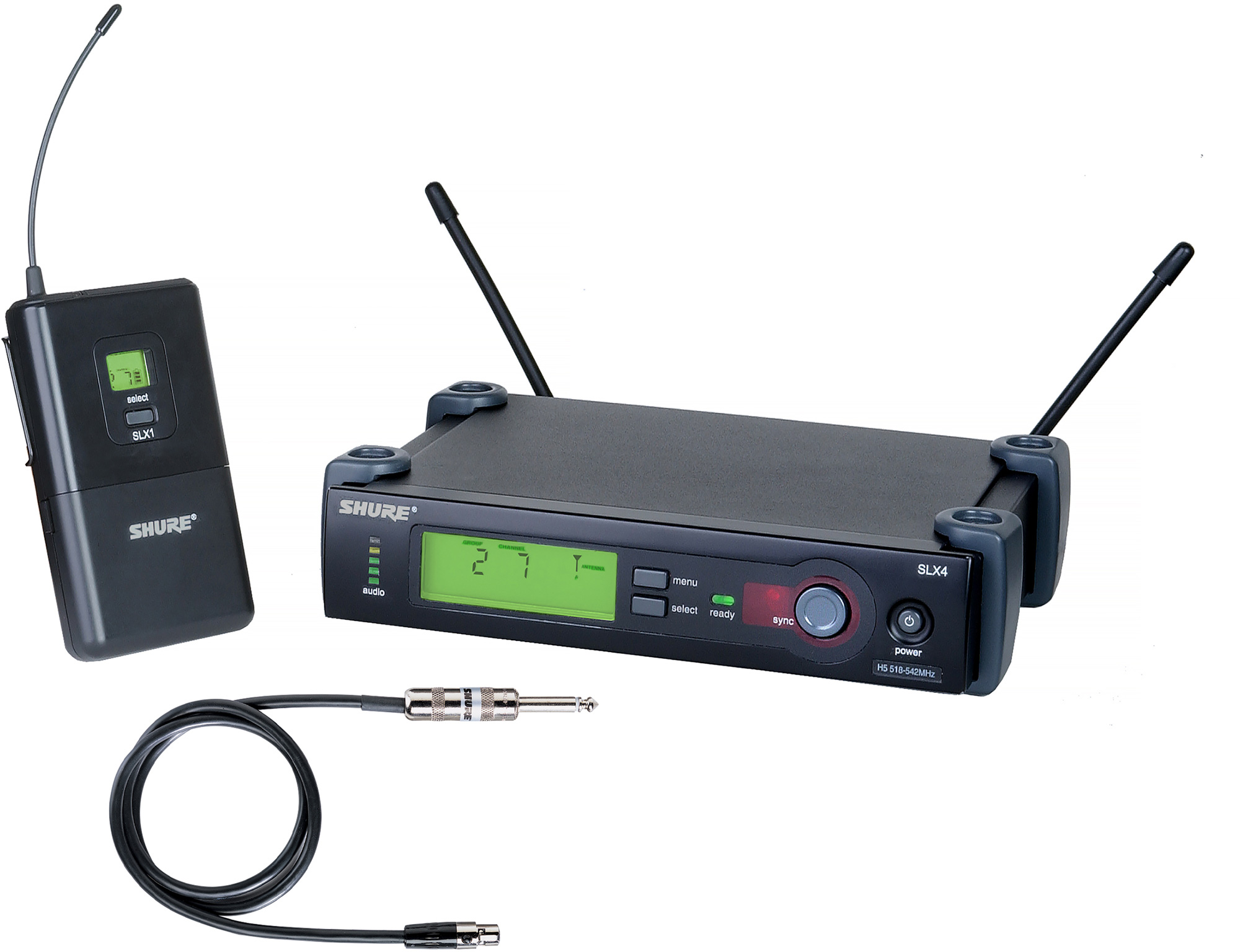Shure SLX14 Instrument Wireless System - J3 Band - 572 - 596MHz