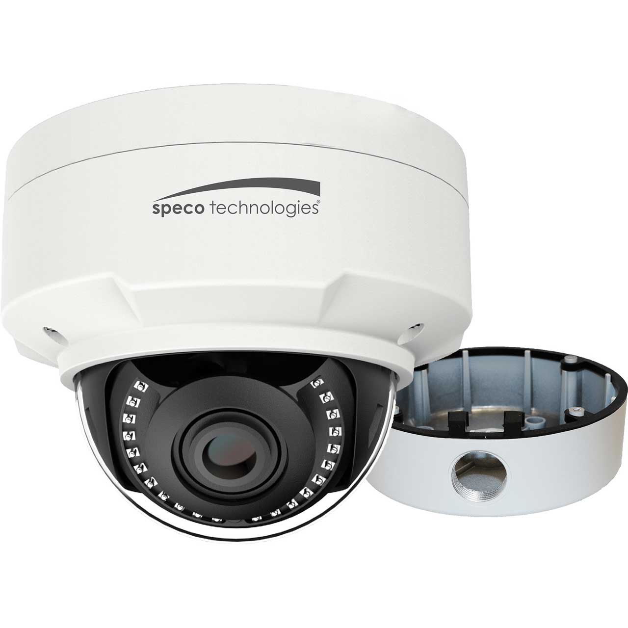 Speco O2VLD8 2MP1080p Indoor/Outdoor Dome IP Camera - IR - 2.8-12mm ...
