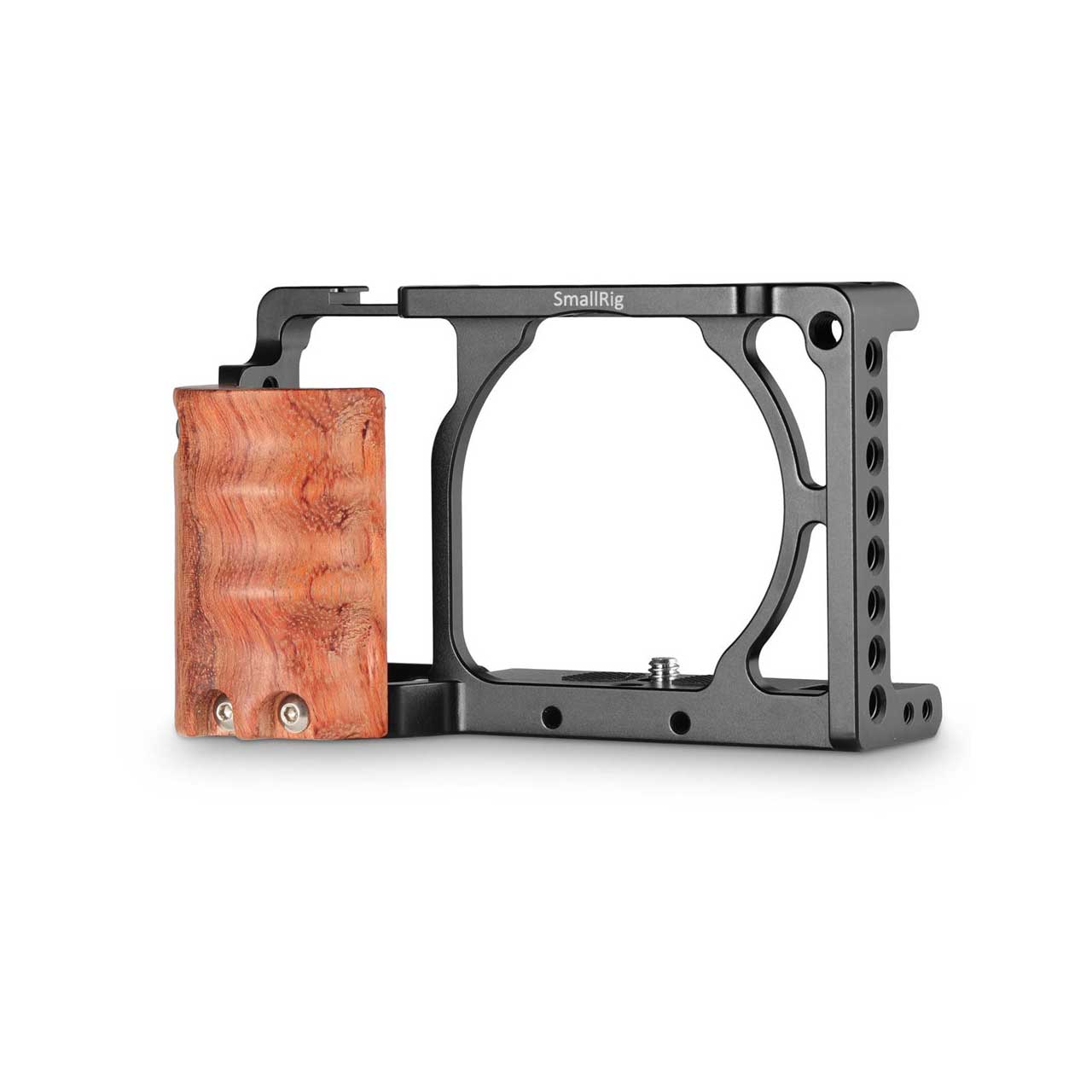 SmallRig 2082 Cage with Wooden Handgrip for Sony A6000/A6300
