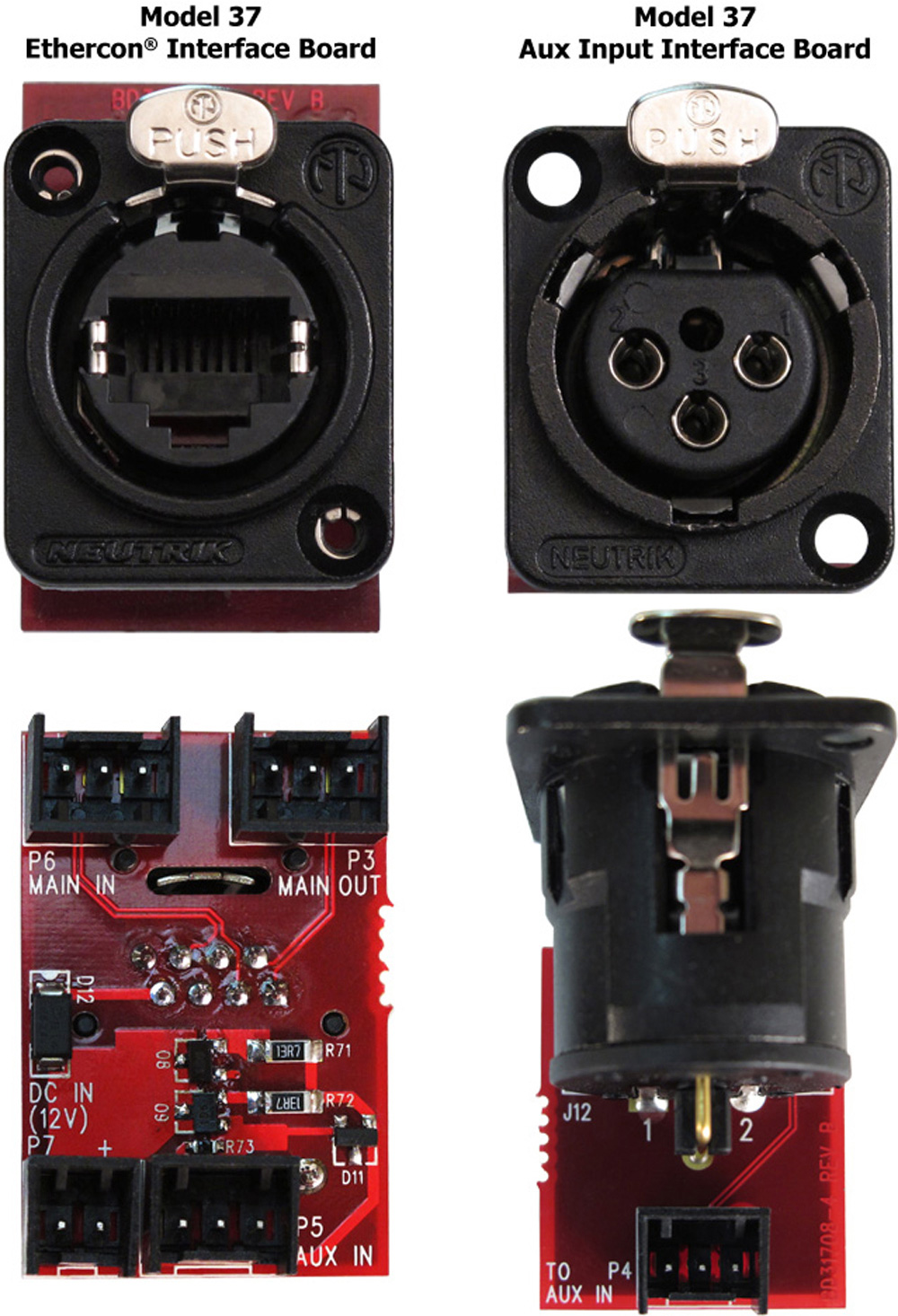 Studio Technologies M37-MK-01 Power Entry & Aux Audio Input Module Kit ...