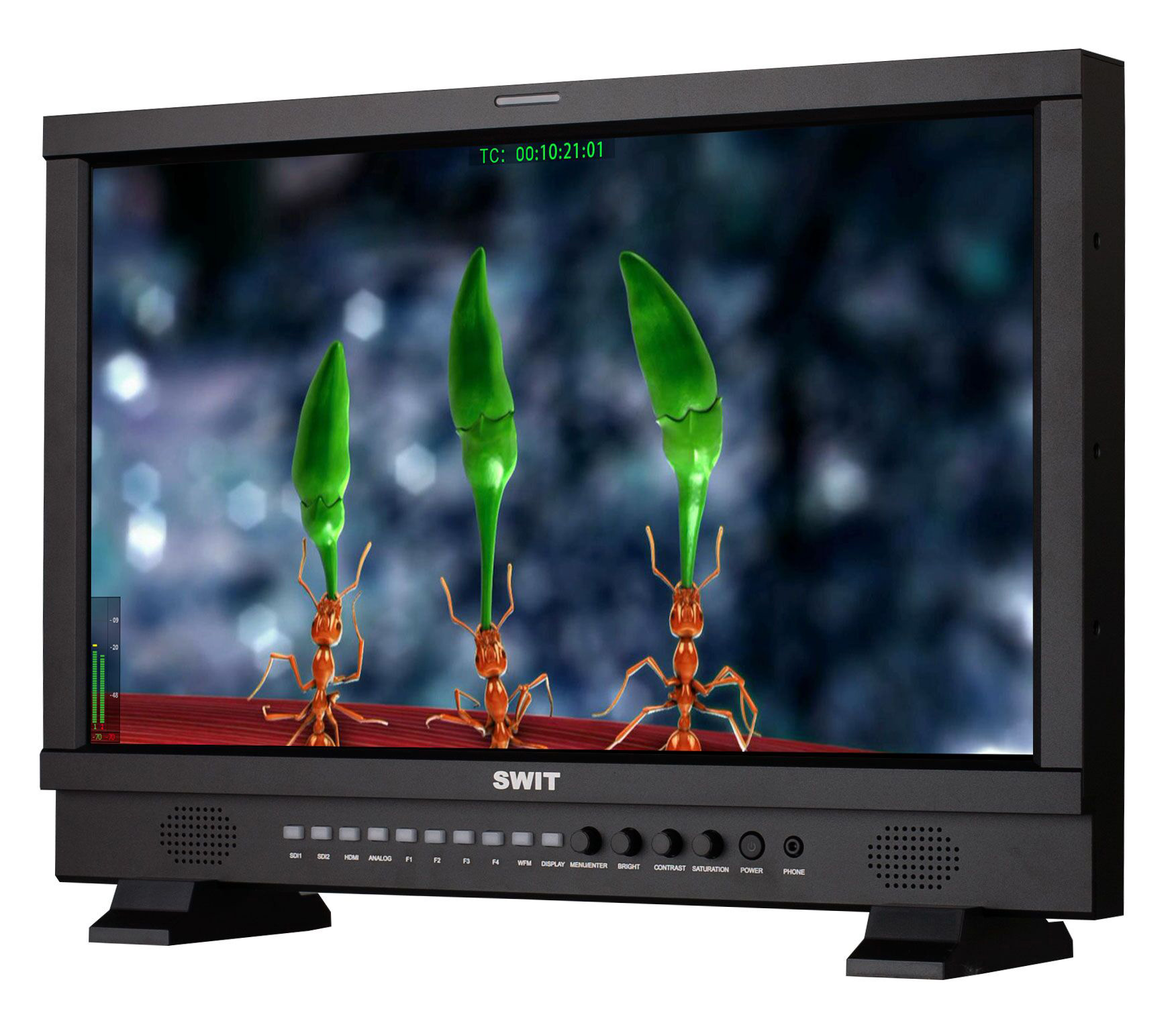 SWIT S-1223HS 21.5-inch 2K/3G/HDSDI&HDMI Studio Monitor with S-7004S V ...