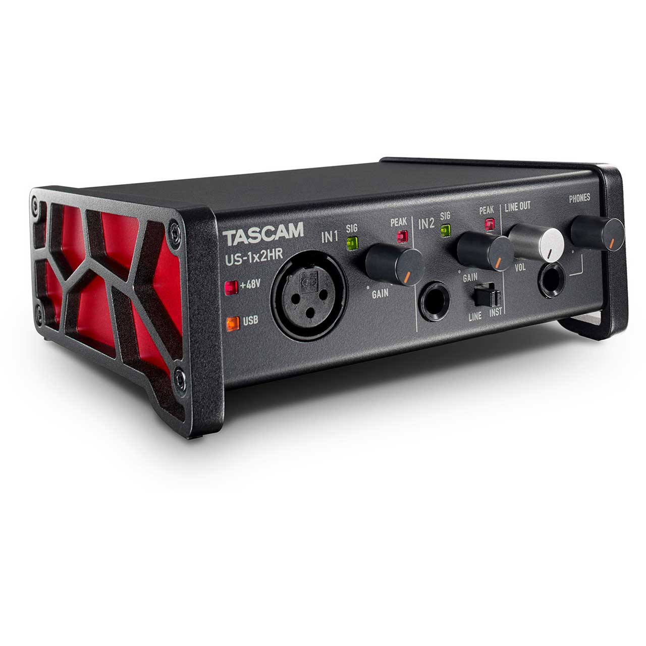 Tascam US-1X2HR 1x2 High Resolution Versatile USB Audio Interface