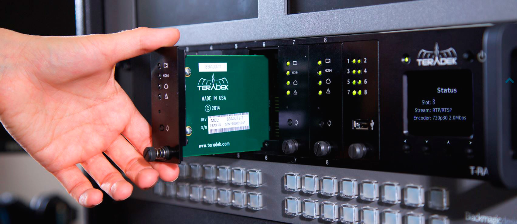 Teradek TRAX-1106 T-Rax H.264 Decoder Card - HD-SDI Output