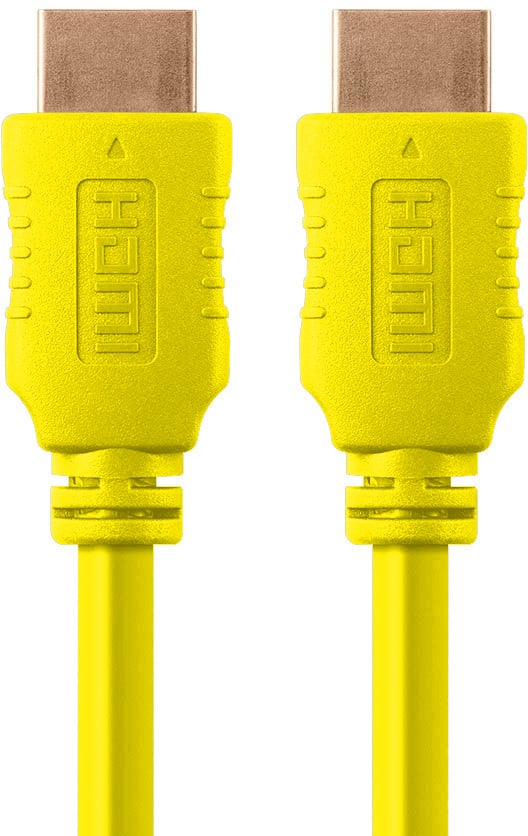 Connectronics 28AWG High Speed HDMI Cable - 6 Foot Yellow