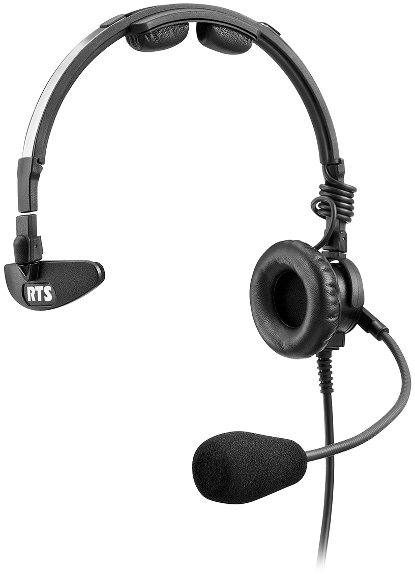 RTS LH-300 Single-Sided Headset Dynamic Mic - XLR A5M