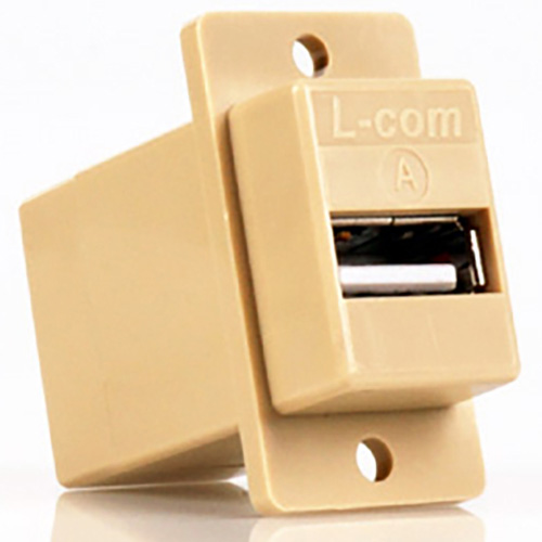 Connectronics Chassis Mount Usb Adapter A Front B Rear Ivory