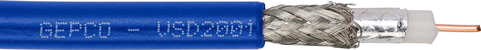 Gepco VSD2001 RG6 4.5GHz High Definition SDI Coax Cable 500 Ft. Brown