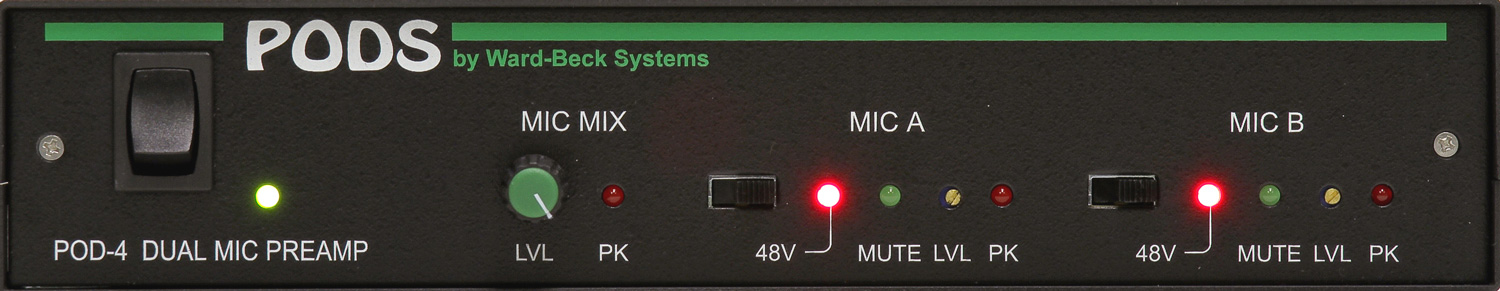 Ward Beck POD4 Dual Mic Preamp