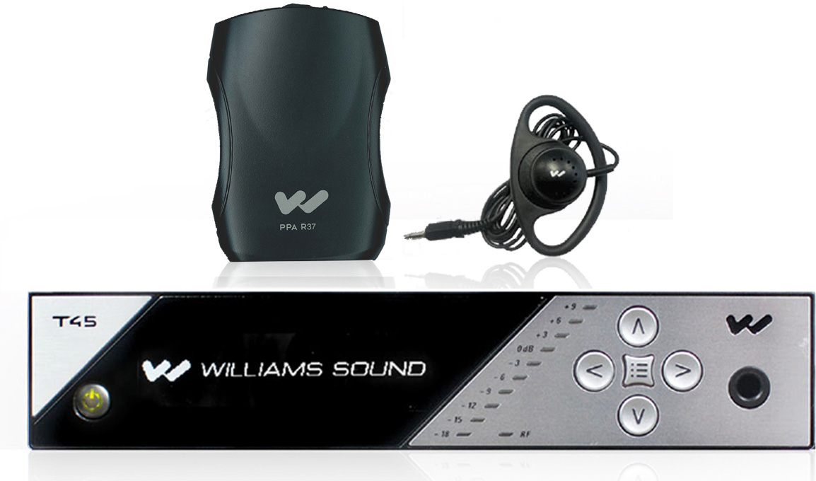 WILLIAMS AV 457-12 Large-Area FM Assistive Listening System -12-R37 ...