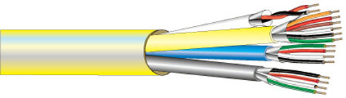 West Penn Wire AC253PSHYE0500 Access Control Flexible Plenum Jacket ...