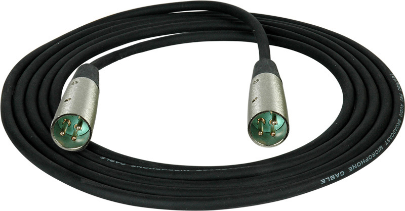 XLR Male to XLR Male Cable 1.5 Foot