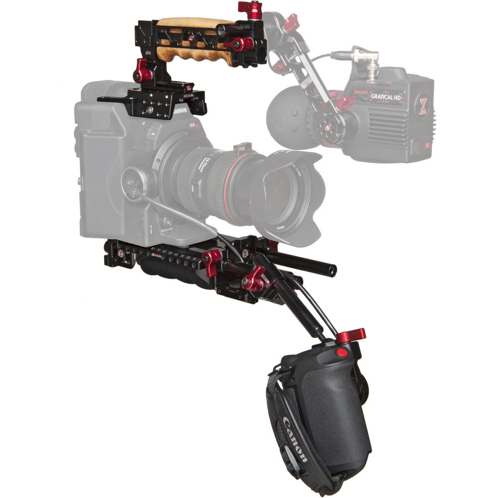 Zacuto Z-C3002ER C300 Mark II EVF Recoil Shoulder Mounted Rig