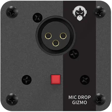 Angry Audio MIC DROP GIZMO XLR Pass-through Connector with Mute Button