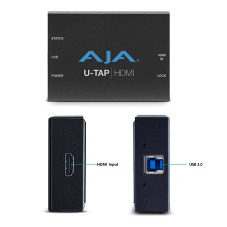 AJA U-TAP-HDMI USB 3.0 Powered HDMI Capture Device