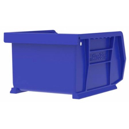 7-3/8in x 4-1/8in x 3 Akro Bin - Blue