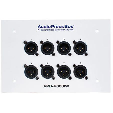AudioPressBox APB-P008-IW-EX Passive In-wall AudioPressBox with 1 Line ...
