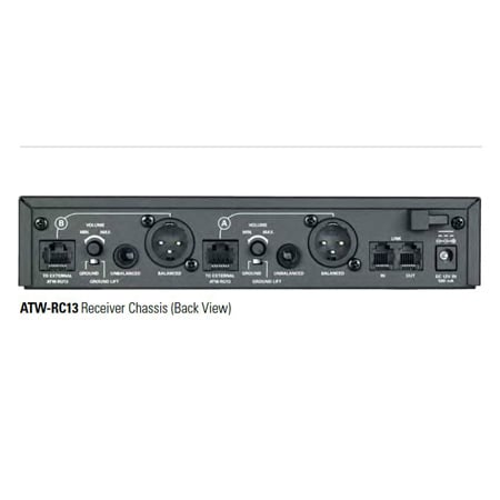 Audio-Technica ATW-RC13 System 10 PRO ATW-RC13 Rackmount Receiver Chassis