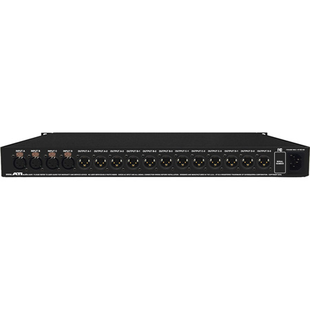 ATI ADA412-XLR Quad 1x3 Low Noise Analog Distribution Amplifier - XLR ...