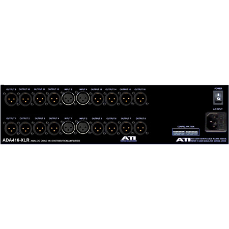 ATI ADA416 Ultra Low Noise - Quad 1x4 Analog Audio DA