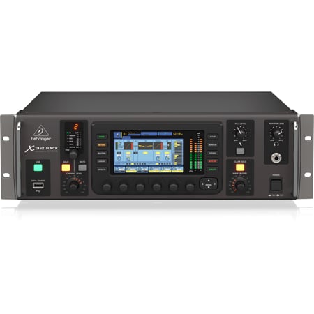 Behringer X32 RACK 3RU 40-Input / 25-Bus Digital Rack Mixer with 16 ...