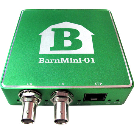 Barnfind BARNMINI-01 BNC to Optical Converter with Open SFP Port