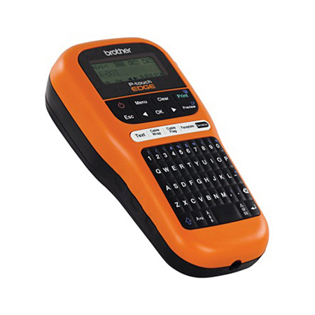 Brother P-Touch PT-E110 Industrial Handheld Labeling Tool Kit