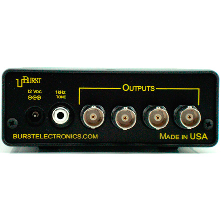 Burst BG-4 Quad Output Black Burst Generator with Tone
