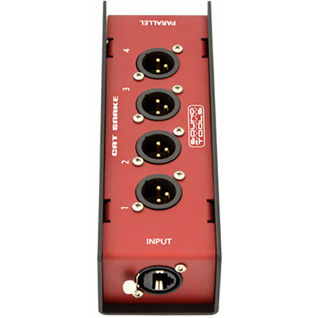 SoundTools CATBOX-MX 4 Male XLR Stage Box with etherCON Connectors ...
