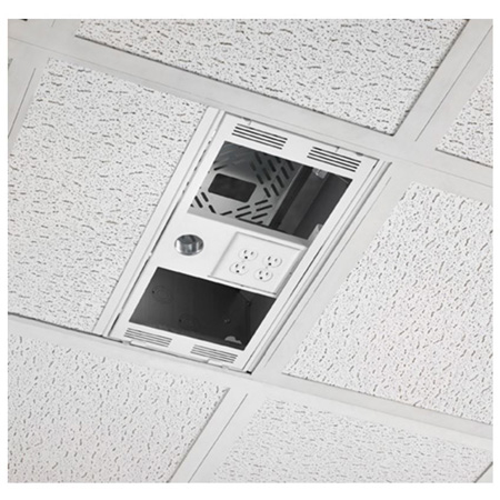 Chief 1 Foot x 2 Foot Above Suspended Ceiling Storage Box with Column ...