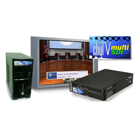 ChyTV Multi SDI Rack Chassis Video Graphics Display SD-SDI HD-SDI