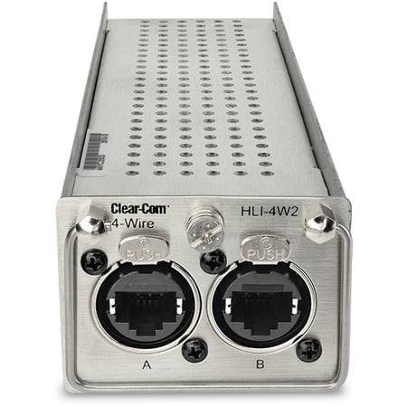 Clear-Com HLI-4W2 HelixNet 4-Wire Interface Module for HMS-4X Intercom ...