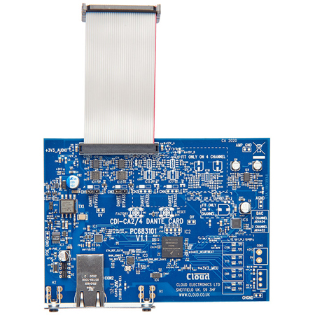 Cloud Electronics CDI-CA2 Optional 2-Channel Dante Card for CA Series Amplifiers CLE-CA2250 ...