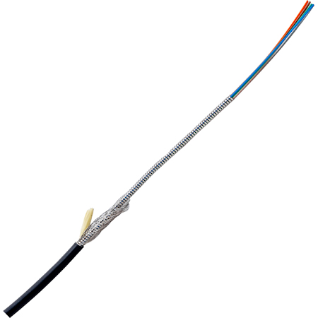 Camplex TiniFiber 4-Channel ST-Single Mode Armored Tactical Fiber Optic ...