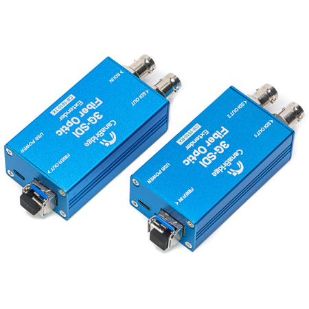 Canare CB-1010 CanaBridge 3G-SDI to LC Fiber Optic Extender / Converter with 12 Mile Range