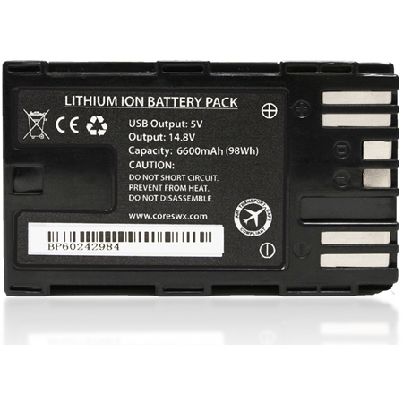 Core SWX NANO-C98 98wh / 14.8v / 6600mah HDV Battery with 4 LED Gauge ...
