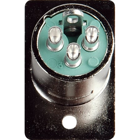 Switchcraft D3M 3-Pin Male XLR Panel/Chassis Mount Connector