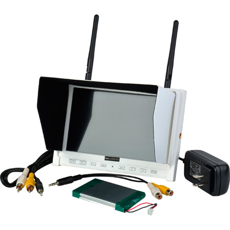 Delvcam DUALFPV-7PL 7 Inch FPV Monitor with Dual 5.8GHz Channel Auto ...