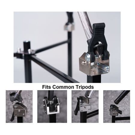 DexStand Lightweight Folding Tripod Riser with Locking Legs & Leveling ...