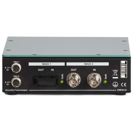 DirectOut Technologies EXBOX.64 MADI Signal Converter and Reclocker - BNC/SC Model