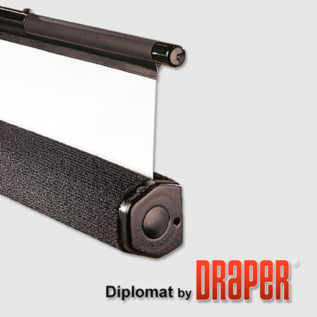Draper 215024 Diplomat/R 109 Inch 16:10 Matt White XT1000E
