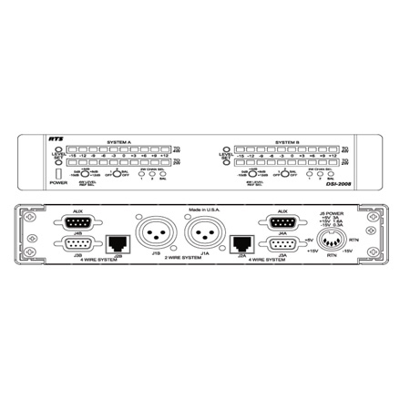RTS DSI-2008 Digital System Interface/System-to-System Adapter