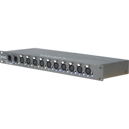 Elation DMX10-5 Rackmount 10-port DMX 5-Pin Splitter with Dual Inputs
